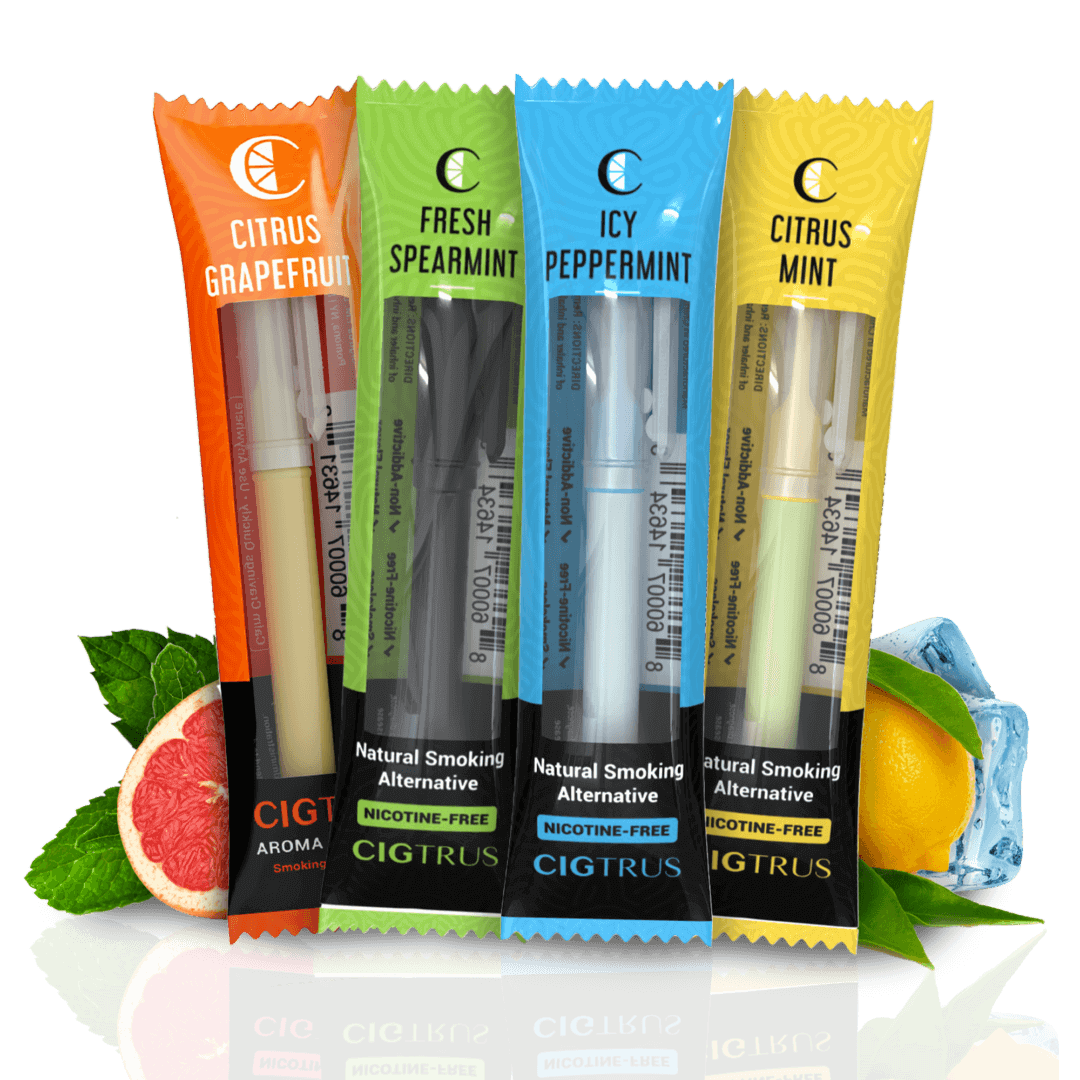 Cigtrus Nicotine-Free Smokeless Inhaler | 4-Flavor Variety Pack