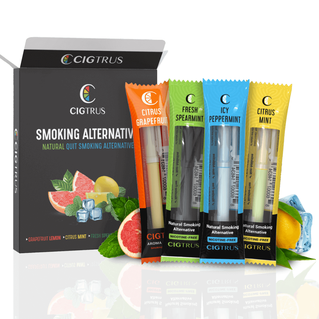 Cigtrus Nicotine-Free Smokeless Inhaler | 4-Flavor Variety Pack